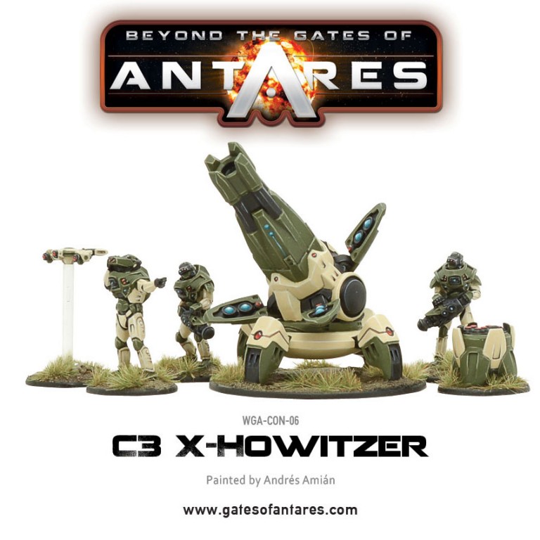 New: C3 Support Team with X-Howitzer - Warlord Games