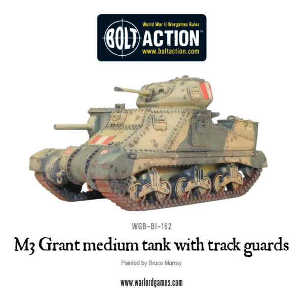 Highlight: M3 Grant Medium Tank with Track Guards - Warlord Games