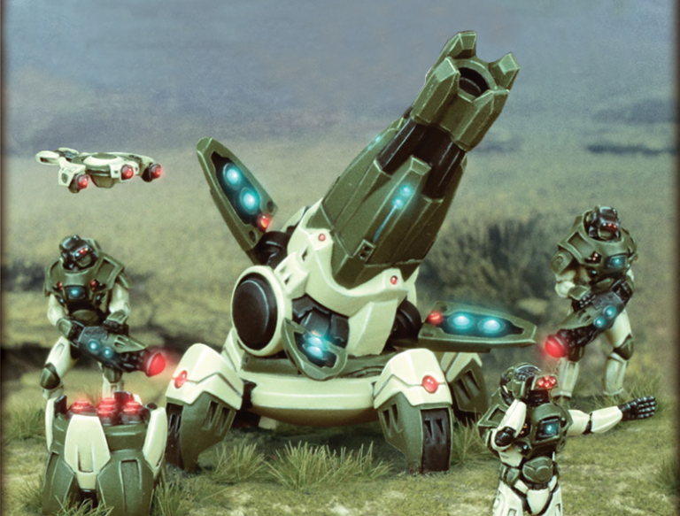 New: C3 Support Team with X-Howitzer - Warlord Games