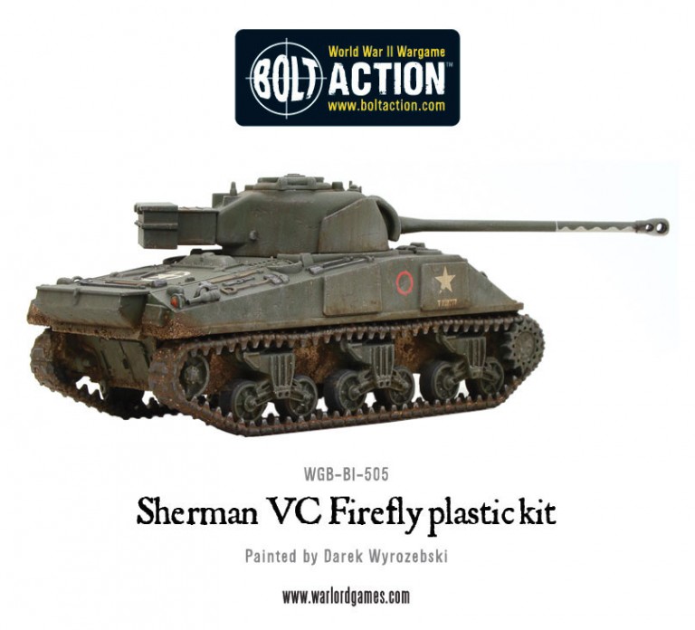 New: Plastic Sherman VC Firefly - Warlord Games