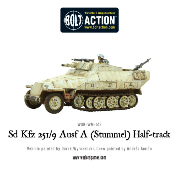 New: Sd.Kfz. 251/9 - Stummel - Warlord Games