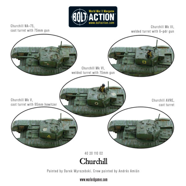 New: All-plastic Bolt Action Churchill tank! - Warlord Games
