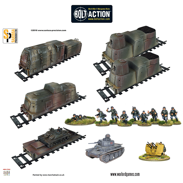 New: Bolt Action Armoured Trains - Warlord Games