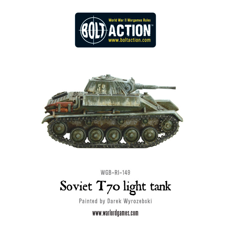 New: The Soviet T-70 Light Tank - Warlord Games