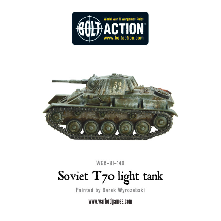 New: The Soviet T-70 Light Tank - Warlord Games