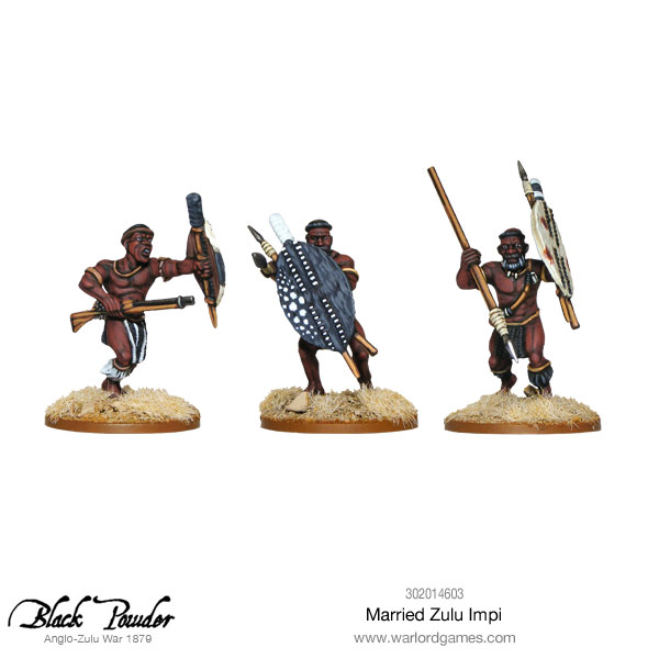 Re-boxed Married Zulu Impi - Warlord Games