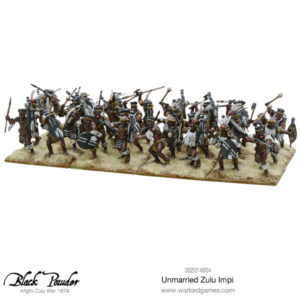 Re-boxed Unmarried Zulu Impi - Warlord Games
