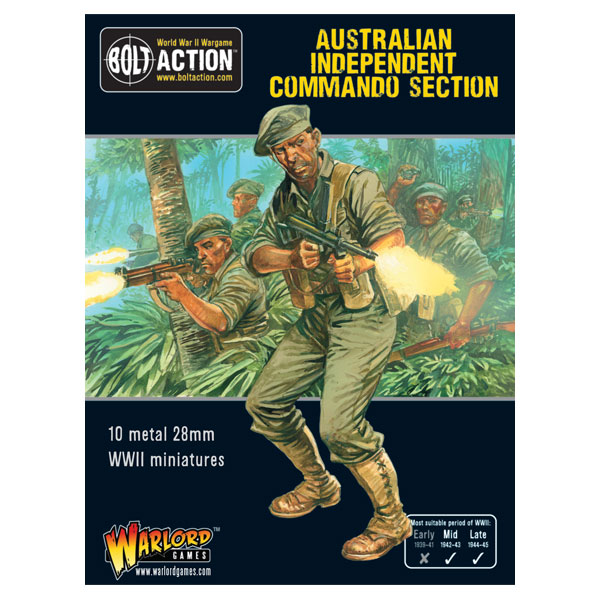 New: Australian Independent Commando squad - Warlord Games