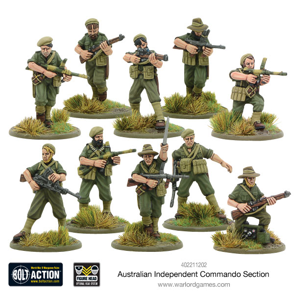 New: Australian Independent Commando squad - Warlord Games