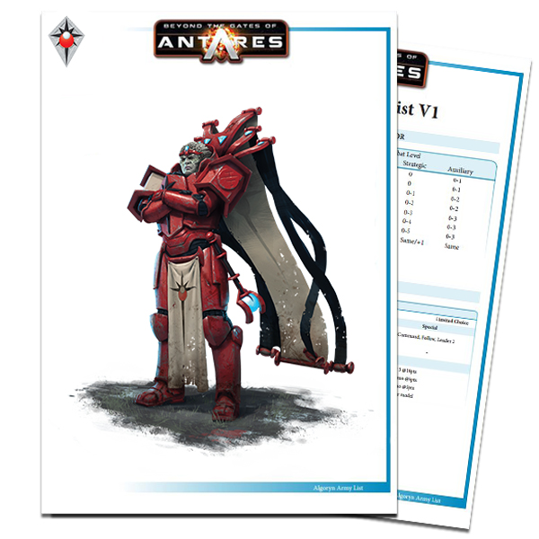 New: PDF Antares Army Lists FREE! - Warlord Games