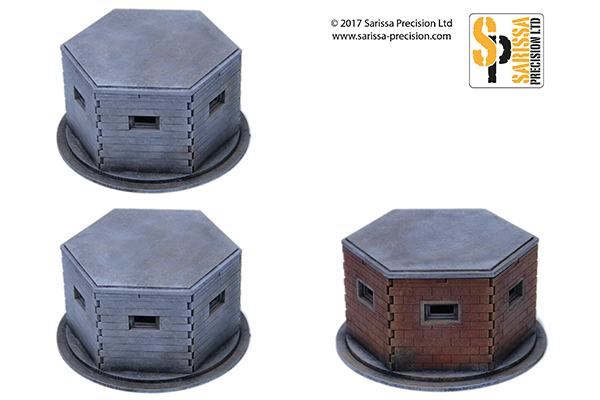 New: Sarissa Bunkers + Pill boxes - Warlord Games