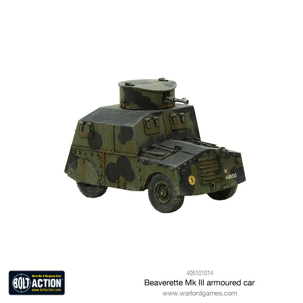 New: Beaverette MKIII armoured car - Warlord Games