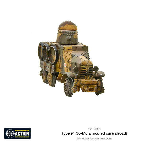 New: Type 91 So-Mo Armoured Car - Warlord Games