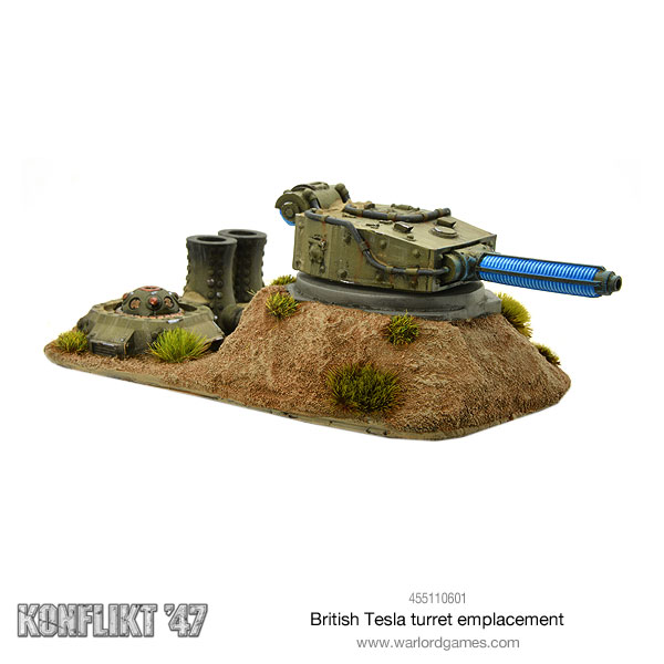 New: British Tesla turret emplacement - Warlord Games
