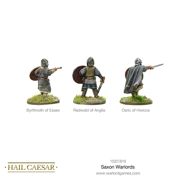 New: Saxon Leaders + Warlords - Warlord Games