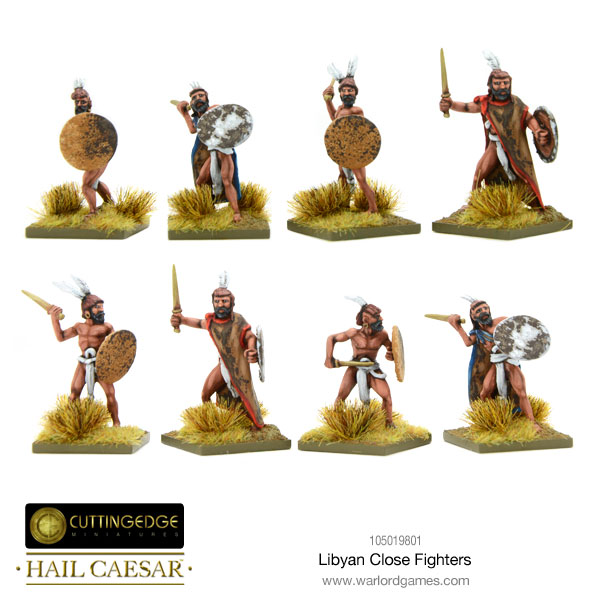 New: Achaean Archers, Libyan Close Fighters + Nubian/Kushite Close Fighters - Warlord Games