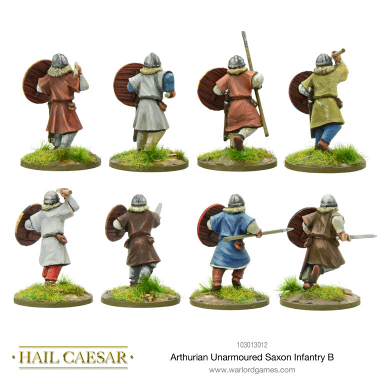 New: Arthurian Unarmoured Saxon Infantry - Warlord Games