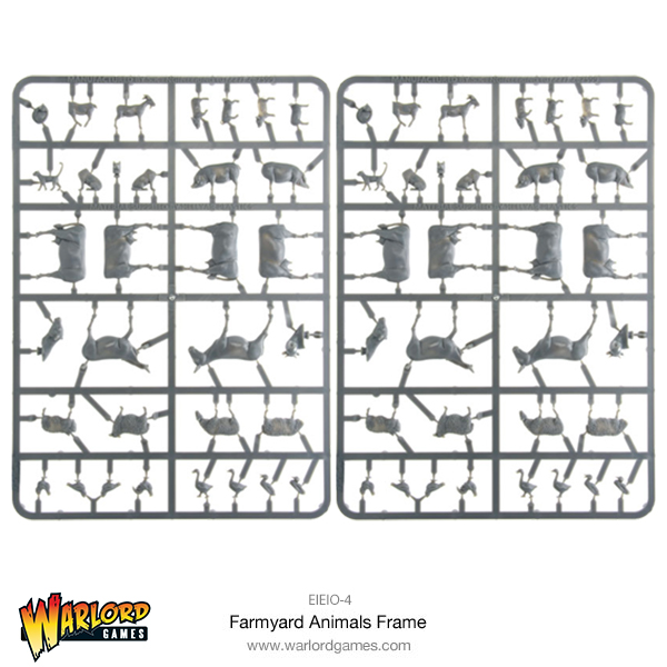New: Farm Animals Frame plus McDonald's Farm Set - Warlord Games