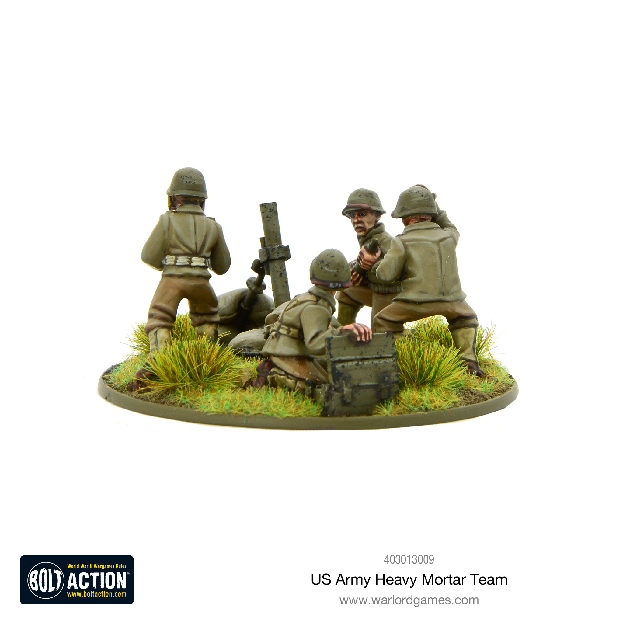 New: US Army heavy mortar team - Warlord Games