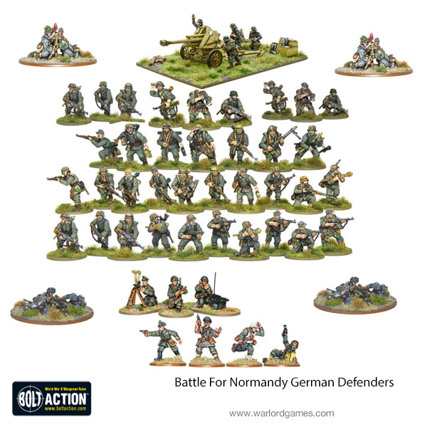 New: Battle For Normandy German Defenders - Warlord Games
