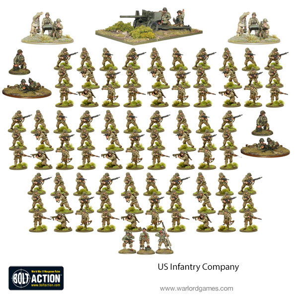 New: US Infantry WWII American Gis - Warlord Games