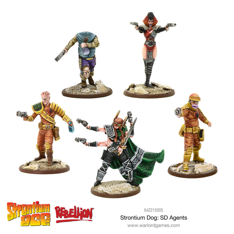 SD Agents, Durham Red, Middenface, Kid Knee | Strontium Dog