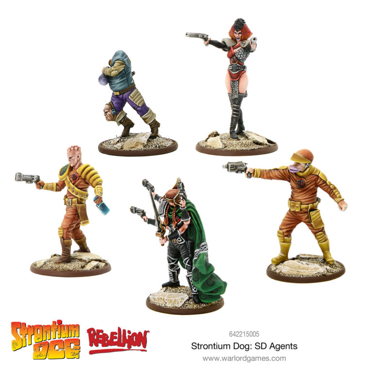 SD Agents, Durham Red, Middenface, Kid Knee | Strontium Dog