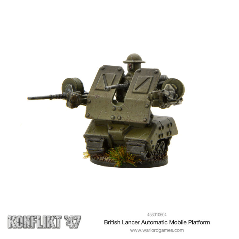 New: British Lancer Automated Mobile Platform - Warlord Games