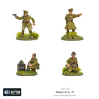 New: Belgian Army HQ + Belgian Infantry Squad - Warlord Games