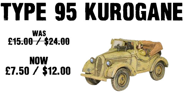 Japanese-Type-95-Kurogane-scout-car - Warlord Games