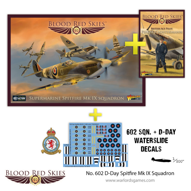 New: No. 602 D-Day Spitfire Mk IX Squadron - Warlord Games