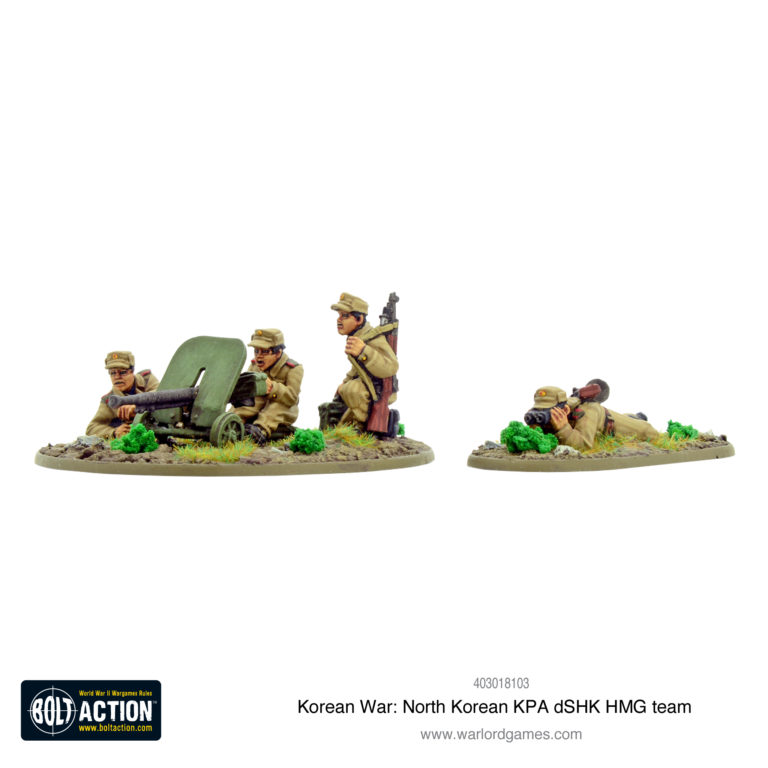 Korean War: North Korean KPA dSHK HMG team - Warlord Games