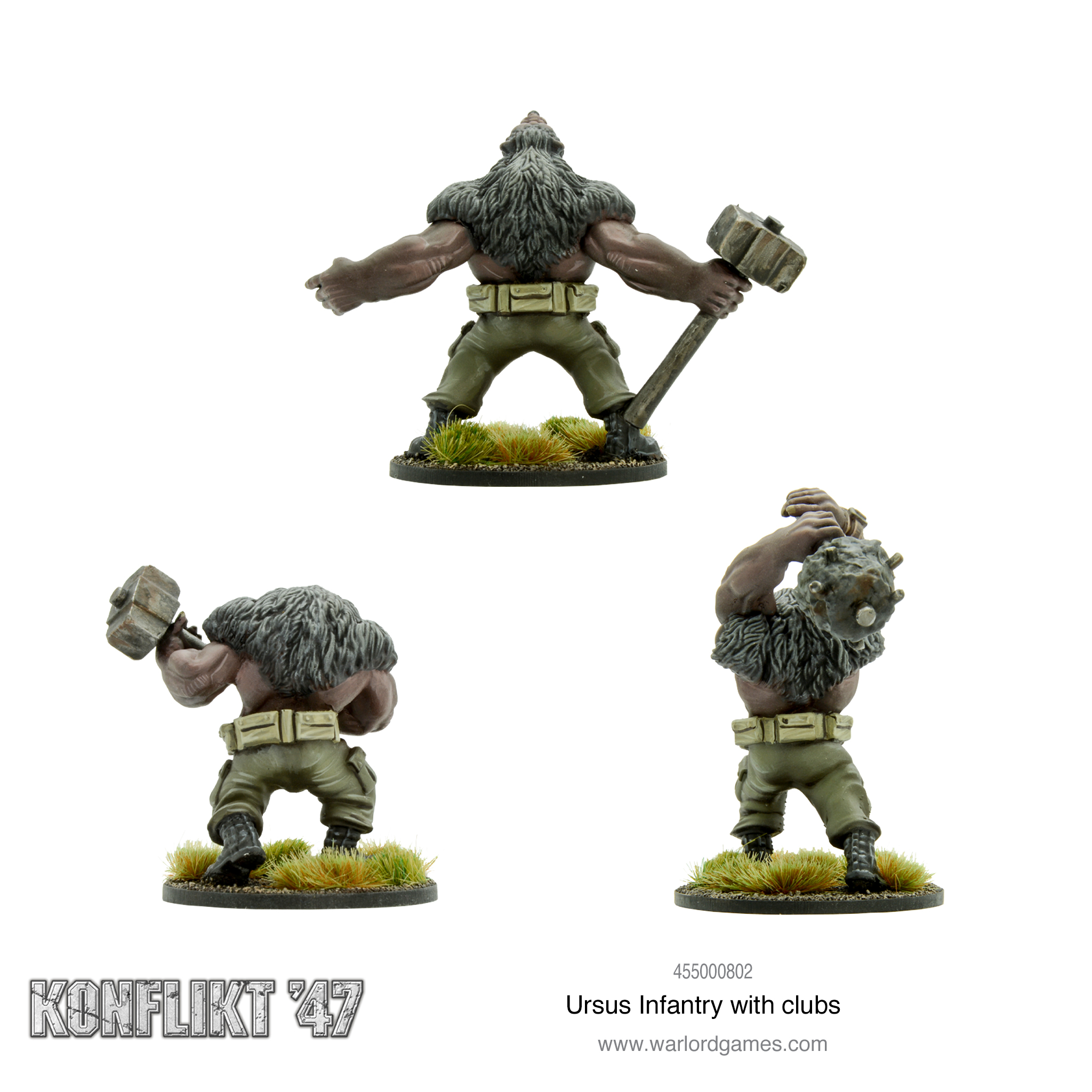 Konflikt 47: Ursus Infantry with clubs - Warlord Games