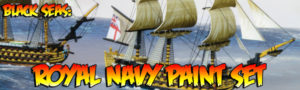 Black Seas: Royal Navy Paint Set - Warlord Games
