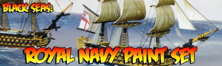 Black Seas: Royal Navy Paint Set - Warlord Games