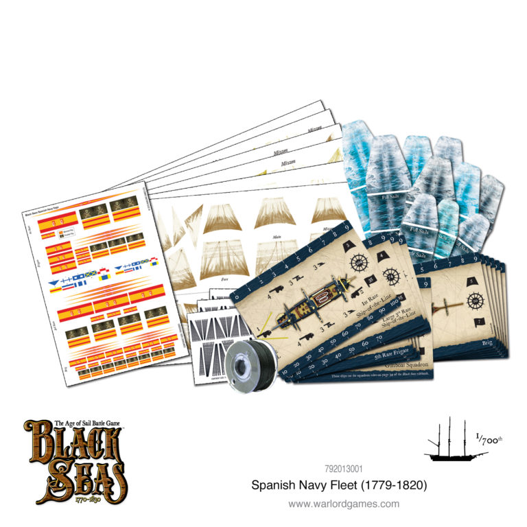 Black Seas: Spanish Navy Fleet - Warlord Games