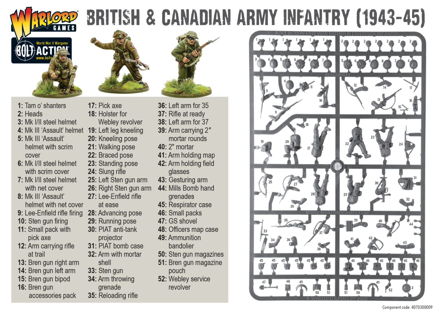 Bolt Action: British & Canadian Infantry - Warlord Games